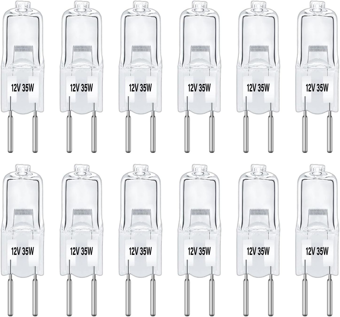 12 Stück GY6.35 Bi-pin Bulb Warm White 2700 K halogen lampe (Neu ...