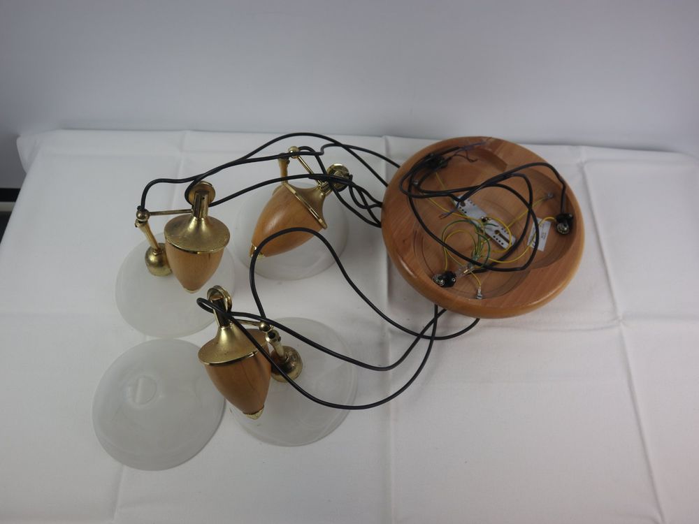 Holz Lampe, Deckenlampe, Vintage Lampe, Top Zustand (Gebraucht) in ...