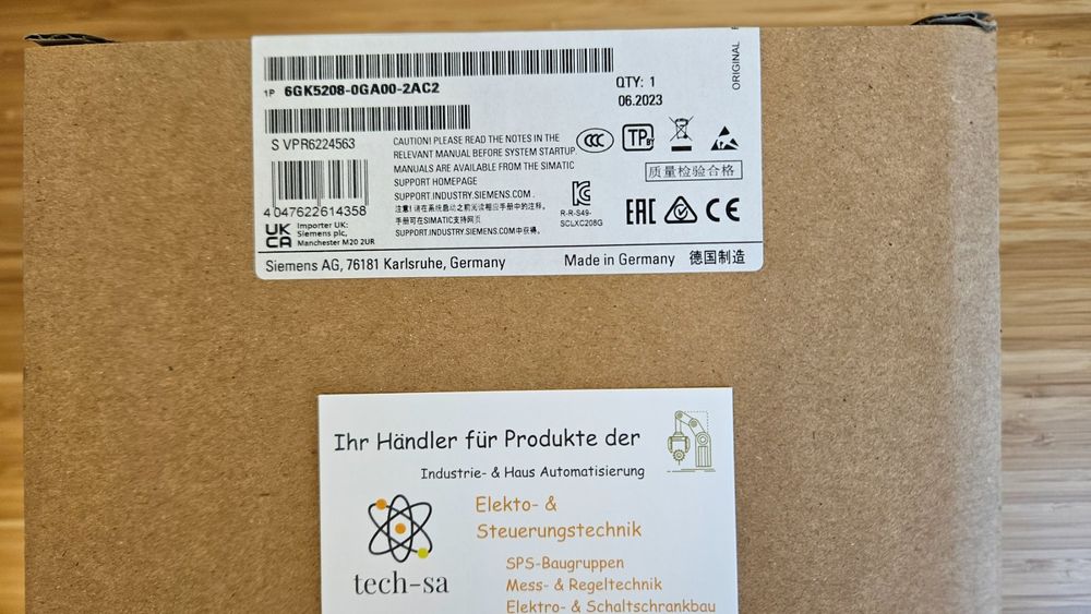 Siemens NET 6GK5 208-0GA00-2AC2 SCALANCE XC208G IE Switch | Kaufen auf ...