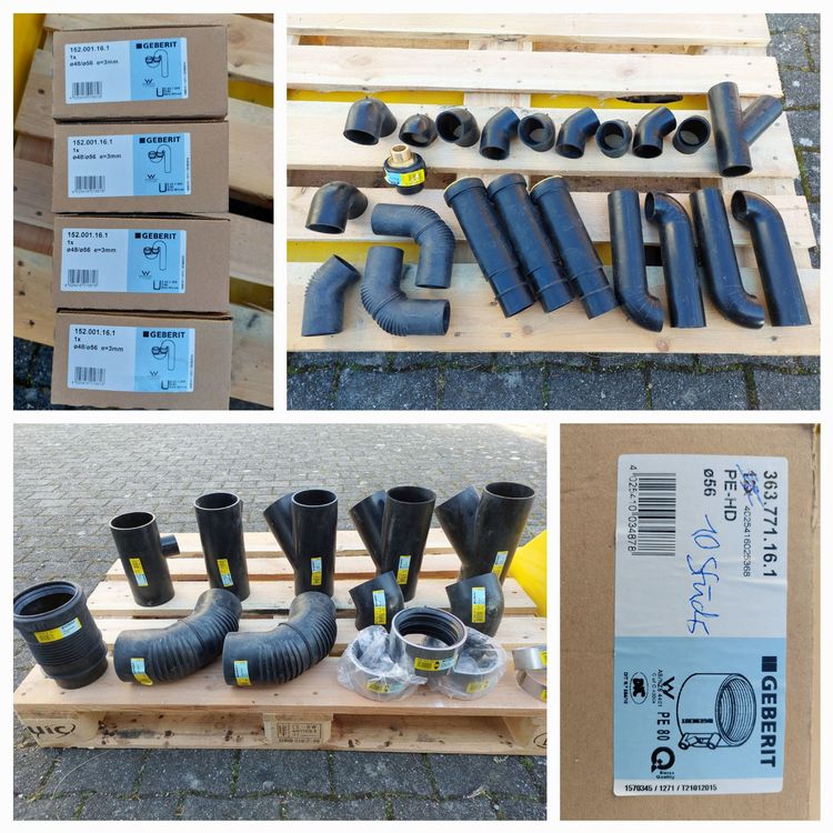 Geberit PE-Material / Rohrelemente (Neu (gemäss Beschreibung)) in ...