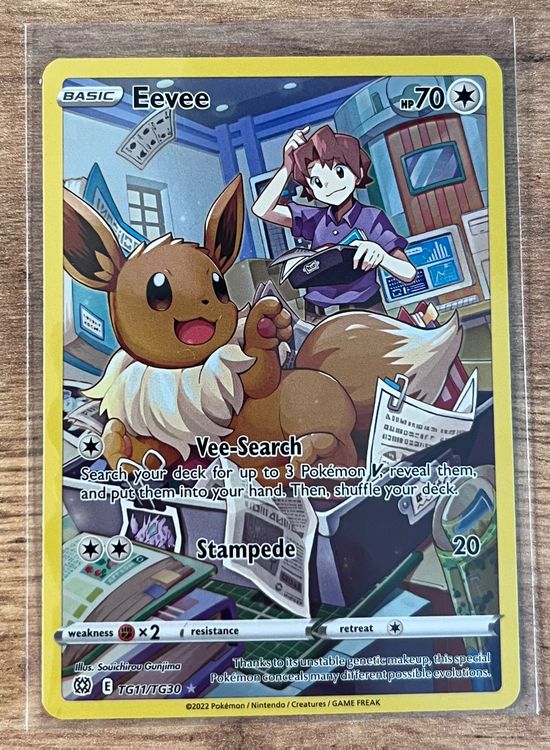 Eevee TG11/30 Pokemon Trainer Gallery Brilliant Stars | Kaufen auf Ricardo