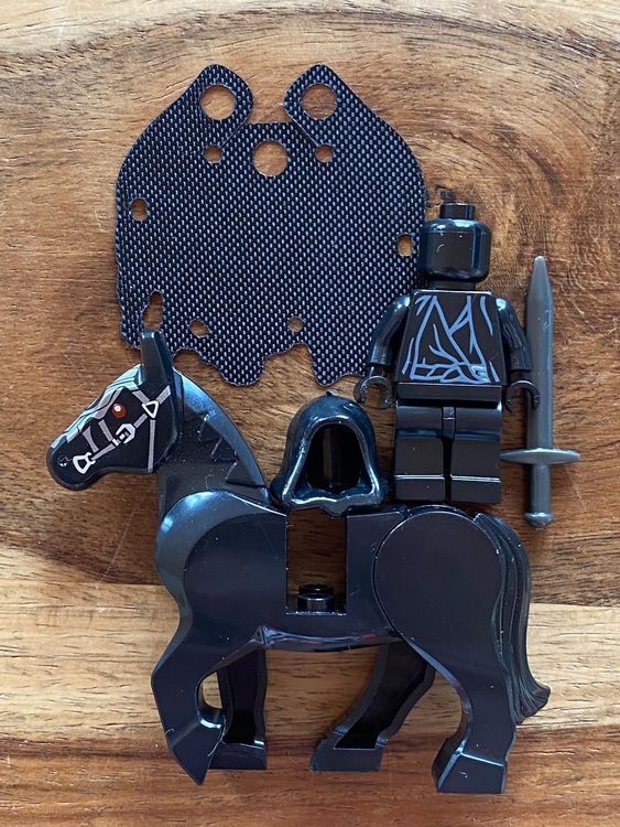 Herr der Ringe Schwarzer Reiter mit Pferd China Minifiguren (Neu ...