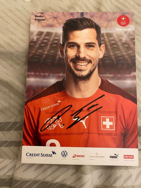 Autogrammkarte Remo Freuler handsigniert | Kaufen auf Ricardo