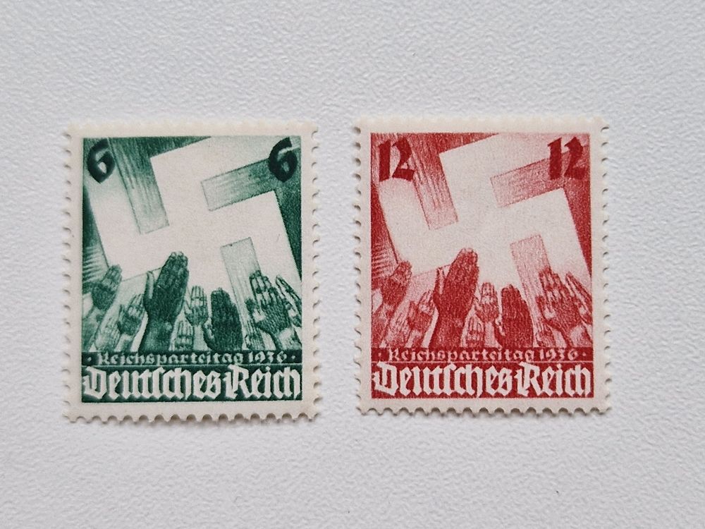 MiNr. 632 633 1936 postfrisch ** Deutsches Reich Briefmarken (Neu ...