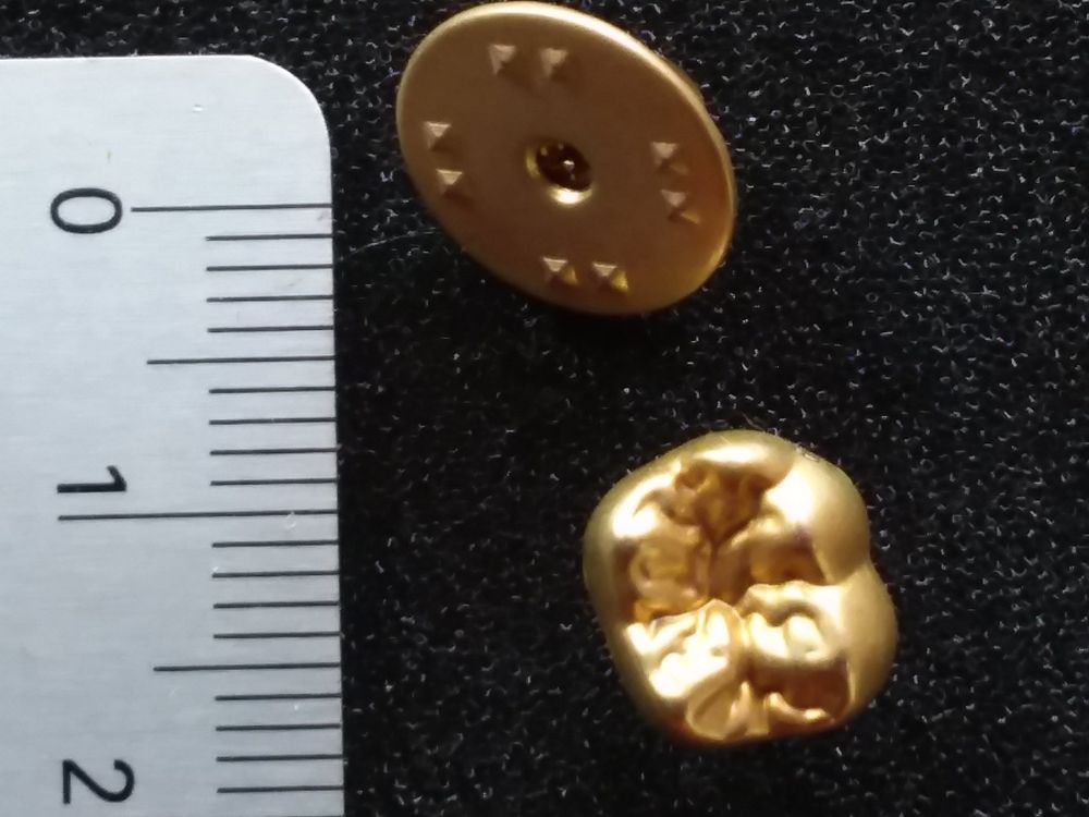 Gold Zahn Pin BREDENT | Kaufen auf Ricardo