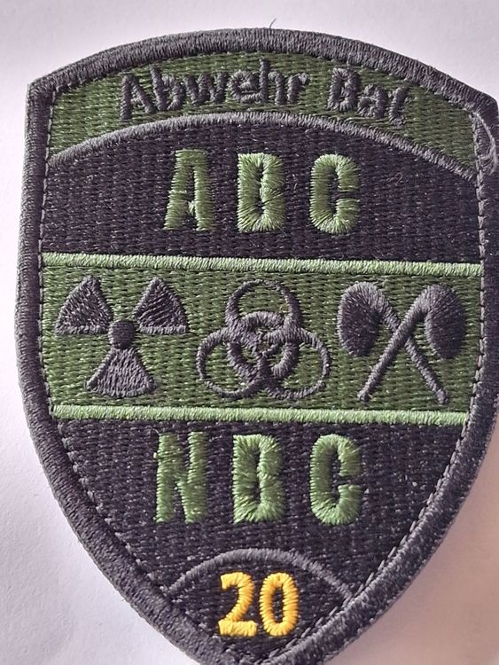 ABC NBC ABWEHR BAT 20 STABSKP KLETT NEU | Kaufen auf Ricardo