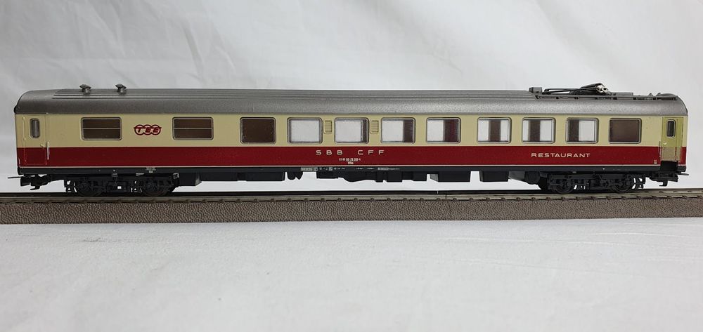 Liliput 88054 SBB WRm Speisewagen "TEE" DC, Ersatzverp. | Kaufen auf Ricardo