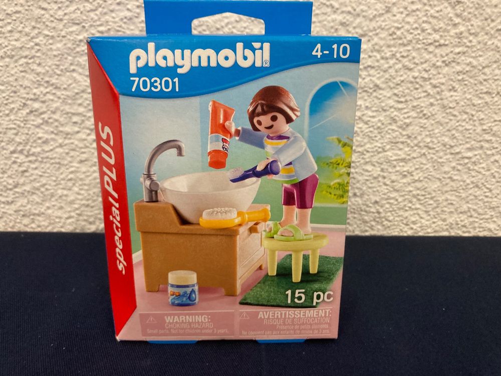 Playmobil plus, Mädchen beim Zähneputzen, 70301, ab 4 Jahren | Kaufen ...