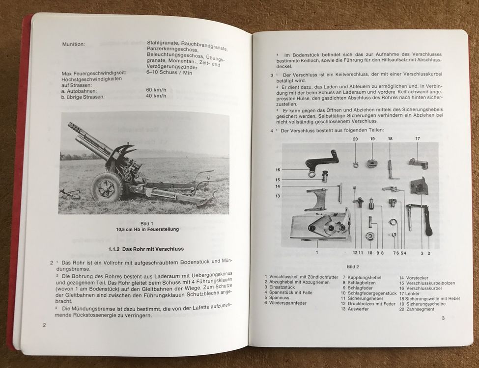 SCHWEIZER ARMEE DIE 10.5CM HAUBITZE 1946 (Gebraucht) in Ostermundigen für CHF 20 – mit Lieferung ...