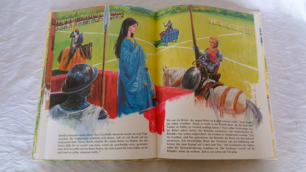 Ritter Ivanhoe - Bilderbuch zirka 70er Jahre / defekt ab 1.- (Defekt) in Bellach für CHF 1 – mit ...