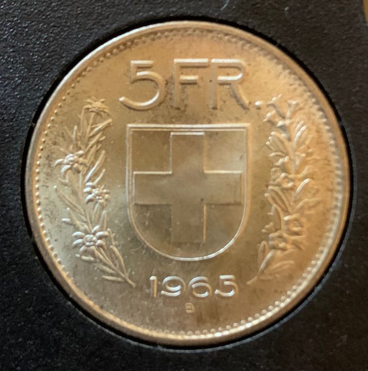 1965 Münze 5 Franken Silber | Kaufen auf Ricardo