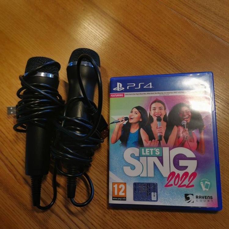Let's Sing 2022 für PS4 inkl. 2 Mikros | Kaufen auf Ricardo