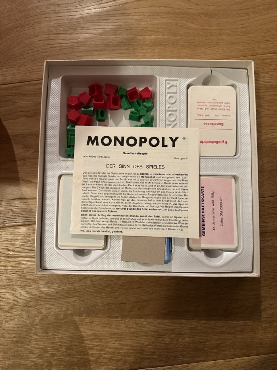Monopoly Luxusausgabe (Parker) – Karten komplett (Gebraucht) in ...