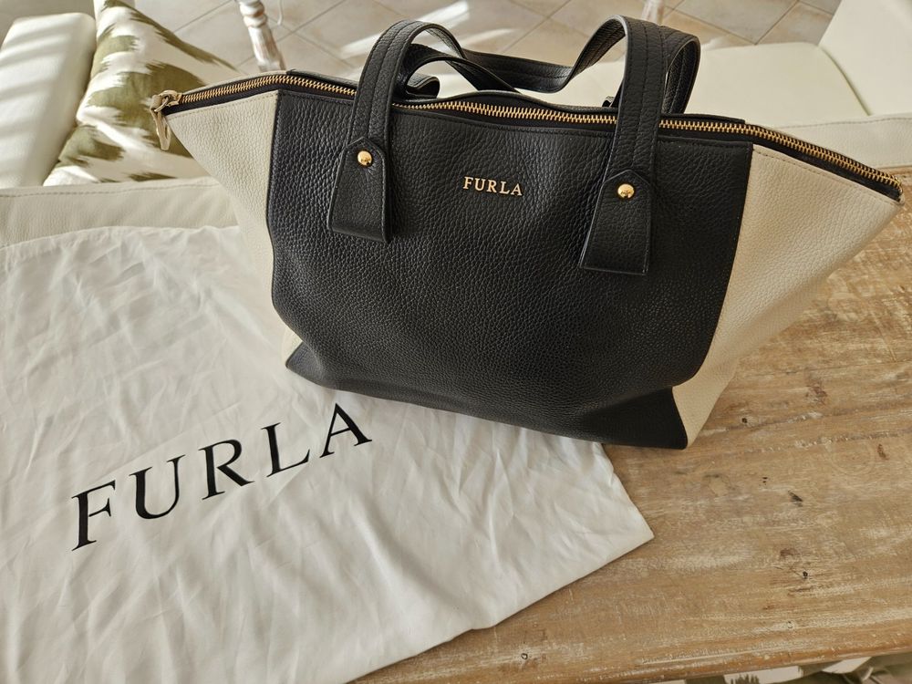 Edle Tasche FURLA 100 % Leder NP400 | Kaufen auf Ricardo