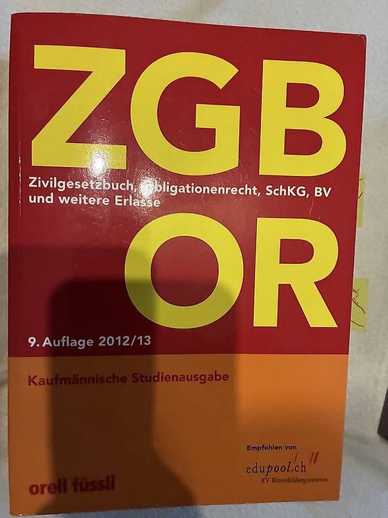 ZGB / OR (Gebraucht) in Luzern für CHF 5 – nur Abholung auf Ricardo kaufen