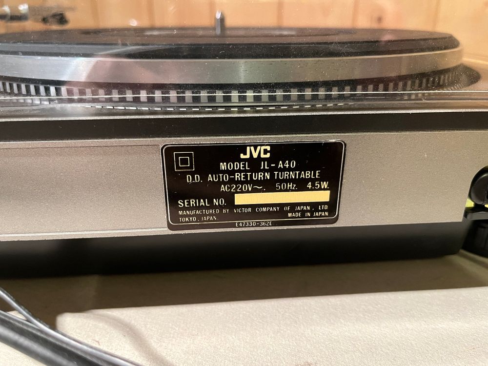 JVC JL-A40 Direct Drive Plattenspieler (Gebraucht) in Zürich für CHF 86 – nur Abholung auf ...