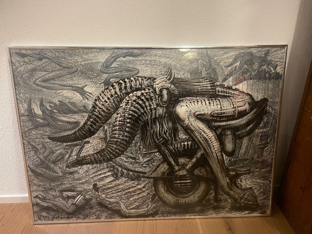 H. R. Giger Taurus original signiert limitiert 6/290 | Kaufen auf Ricardo