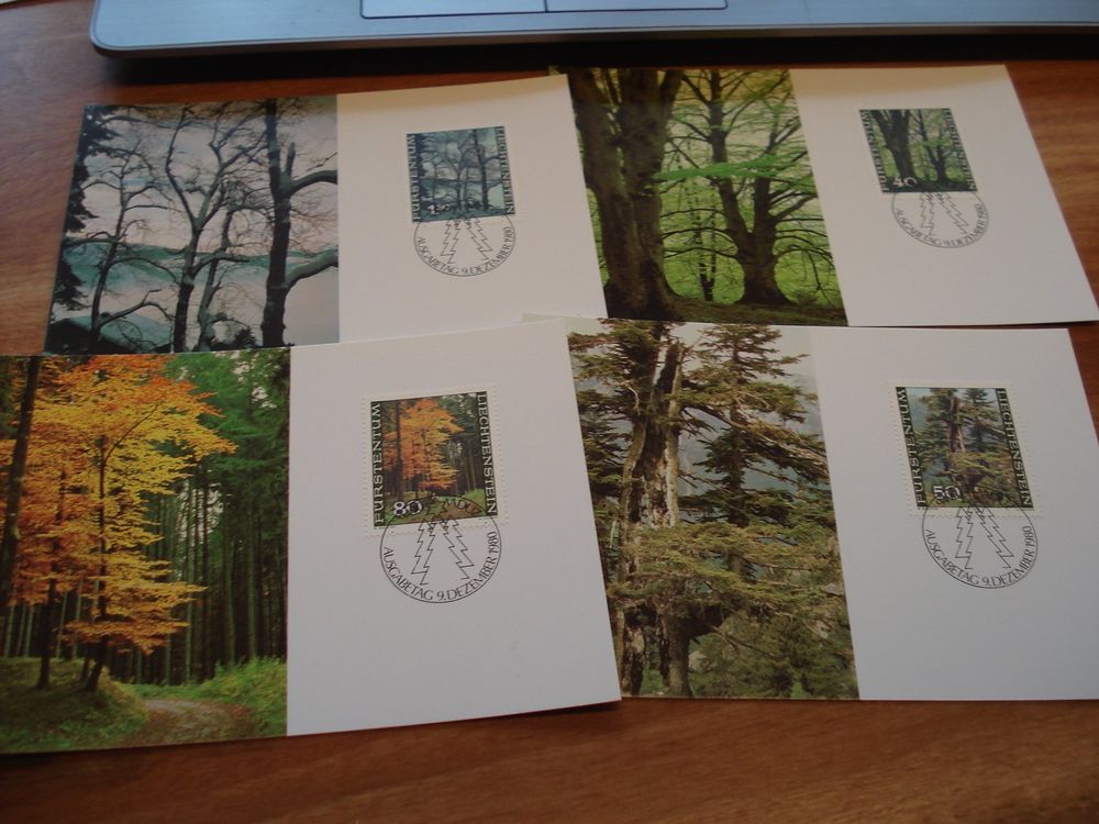 Liechtenstein Satz Maximumkarten 1980, Der Wald | Kaufen auf Ricardo
