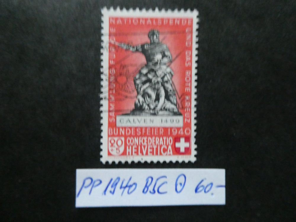 Pro Patria 1940 Nr. B5c gestempelt (Gebraucht) in Lausen für CHF 5.5 – mit Lieferung auf Ricardo ...