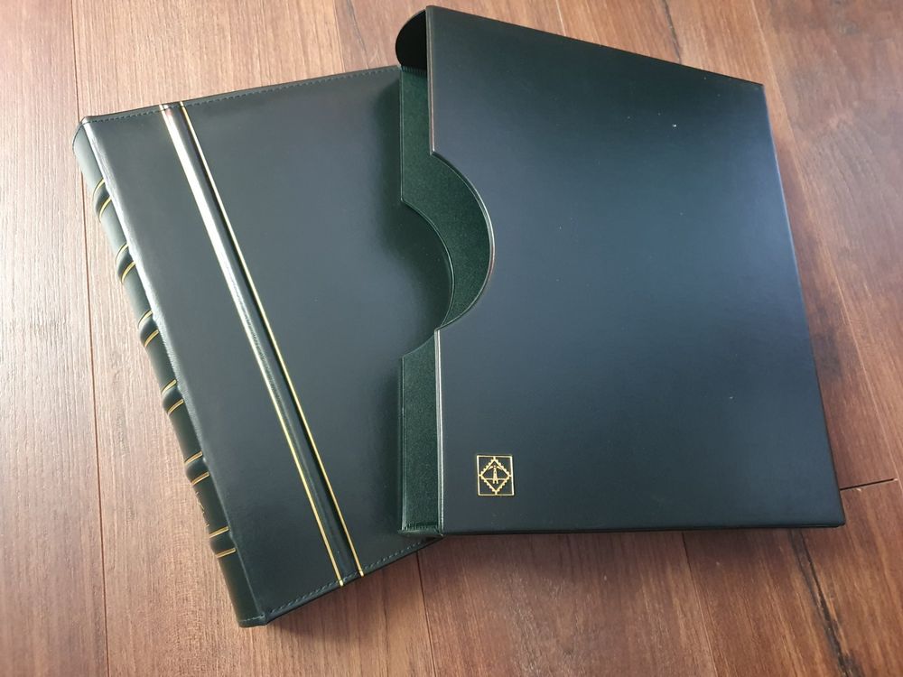 LEUCHTTURM Album-Ringbindung grün, Format A4 - mit 21 Hüllen (Gebraucht ...