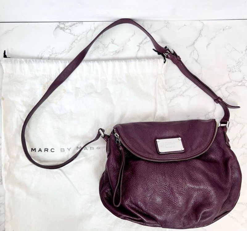 Marc Jacobs Classic Q Natasha cuir bordeaux comme neuf (Neu (gemäss ...