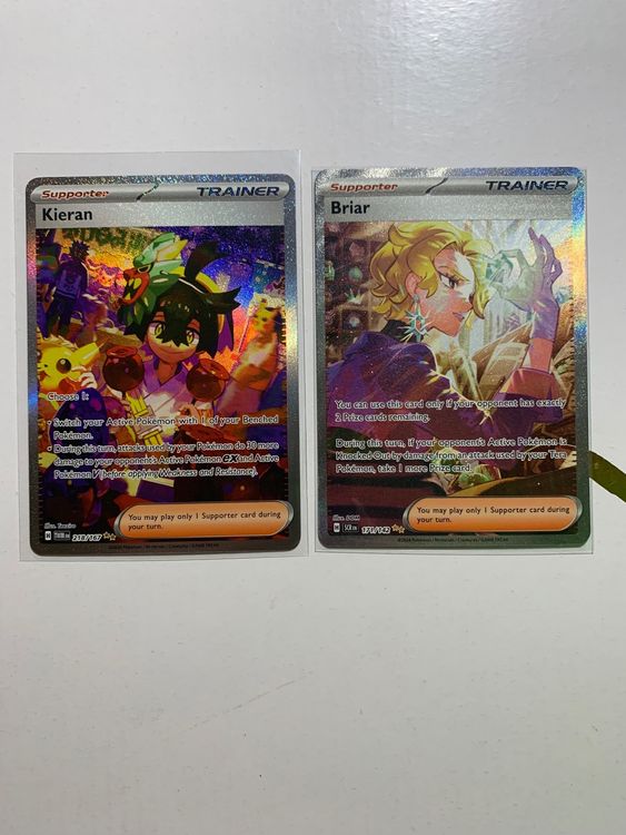 Pokémon Kieran & Briar Full Art Trainerkarte (Gebraucht) in Wettingen ...