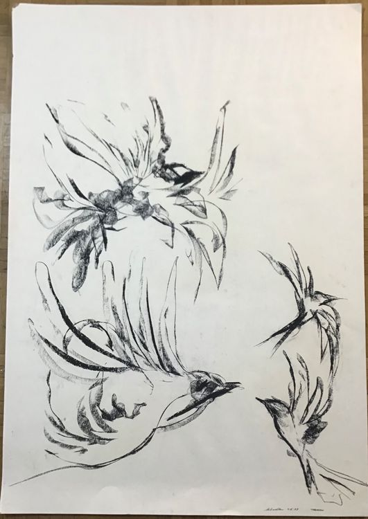 Grosse Kreidezeichnung Unleserlich Signiert (Gebraucht) in Root für CHF 40 – mit Lieferung auf ...