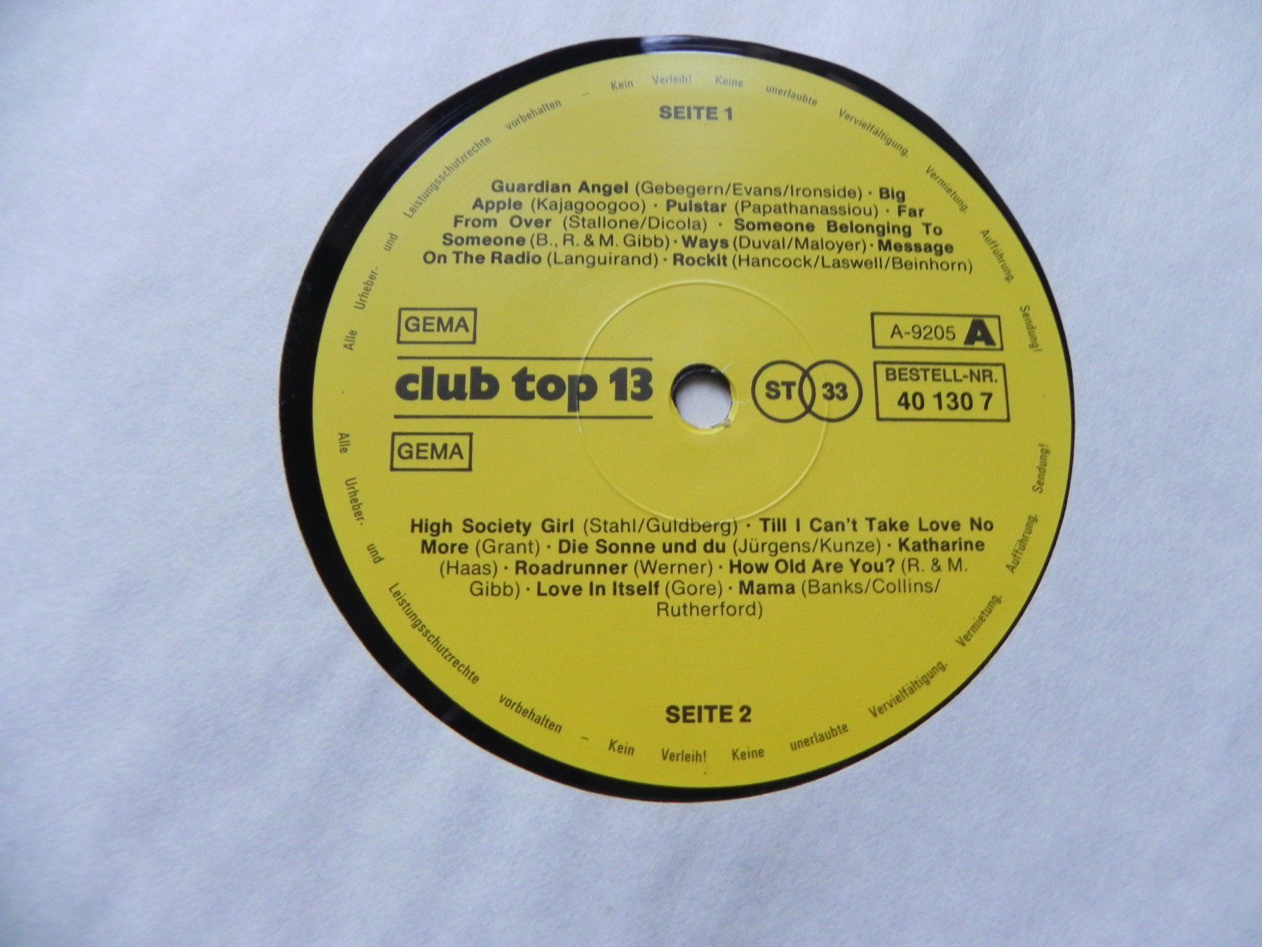 LP 16 Rock Pop Hit 1984 Genesis Eddy Grand Depeche Mode (Gebraucht) in ...