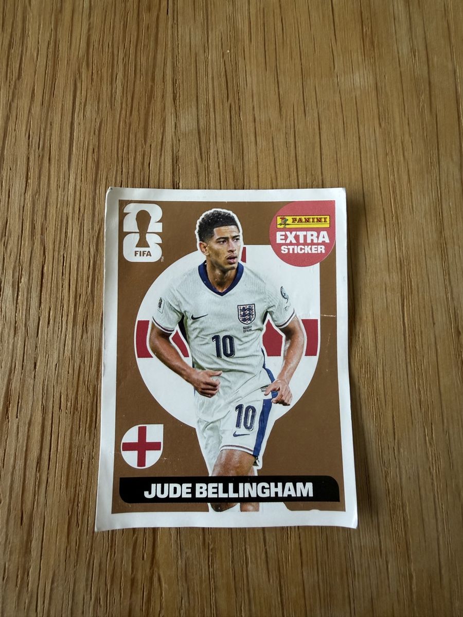 FIFA World Cup 2026 Panini Extra Sticker Jude Bellingham 60 (Neu ...