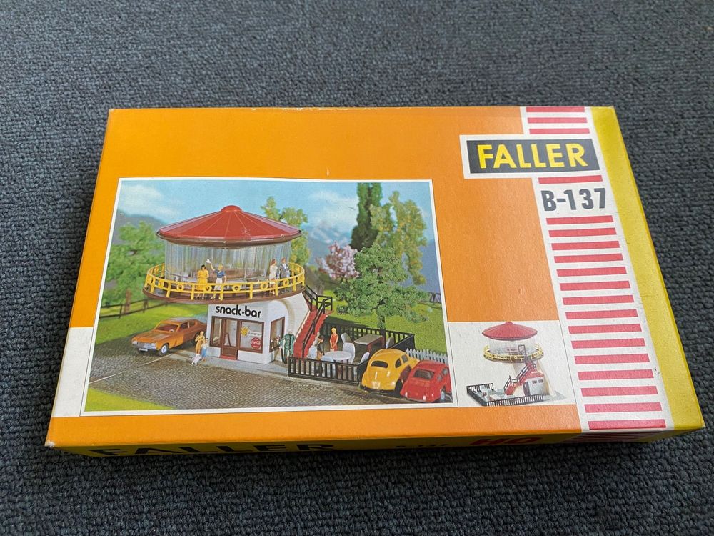 Faller Bausatz B-137 Tankstelle mit Café auch passend zu AMS (Gebraucht ...