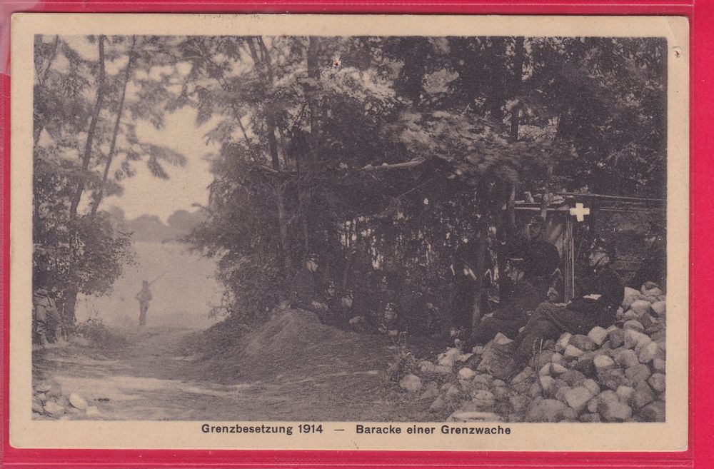 GRENZBESETZUNG 1914 - BARACKE EINER GRENZWACHE, FELDPOST (Gebraucht) in Oberrieden für CHF 3 ...