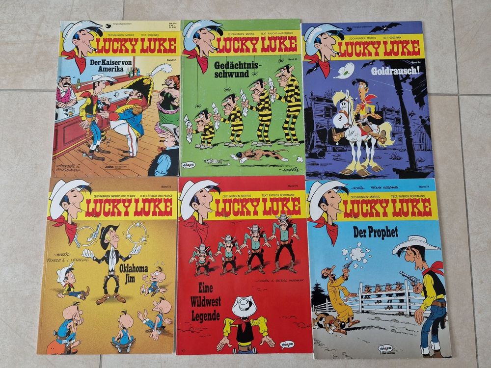 6 Lucky Luke Hefte (Gebraucht) in Aesch BL für CHF 20 – mit Lieferung ...