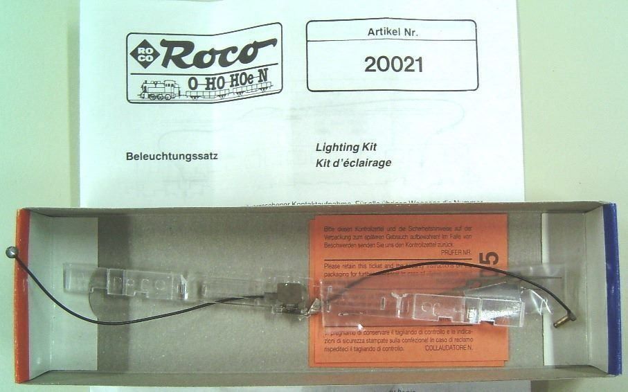 Roco N : Kit d'éclairage pour voiture 4 essieux (Gebraucht) in Buttes ...