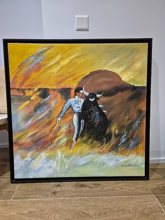 Tableau original P. Antoine Corrida Tauromachie | Kaufen auf Ricardo