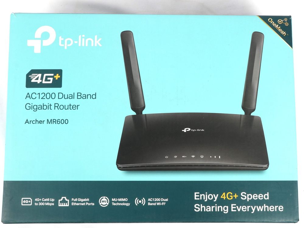 TP LiNK AC 1200 Dualband Gigabit Router MR600 (Neu (gemäss Beschreibung ...