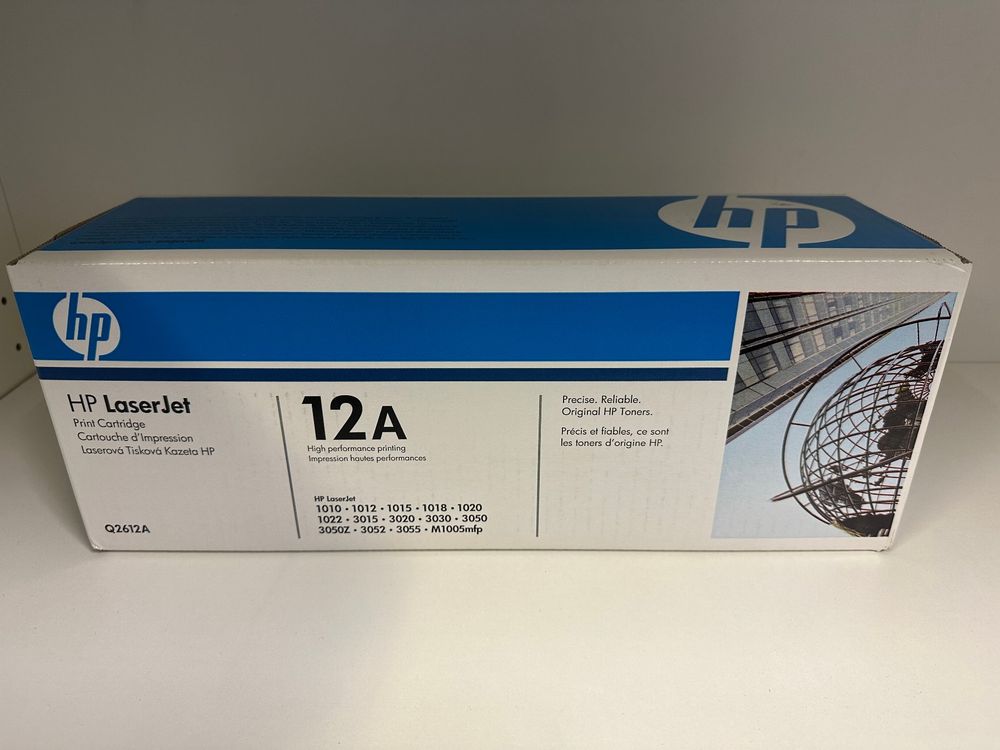 HP LaserJet Toner, 12A, Q2612A, neu und originalverpackt | Kaufen auf ...