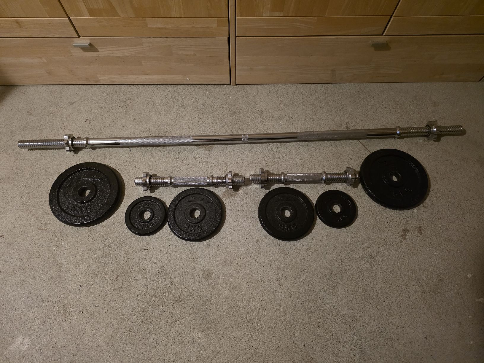 Hantel-Set, 5,3 und 2 kg, ideal für das Home Gym 🏋️‍♀️ (Gebraucht) in ...