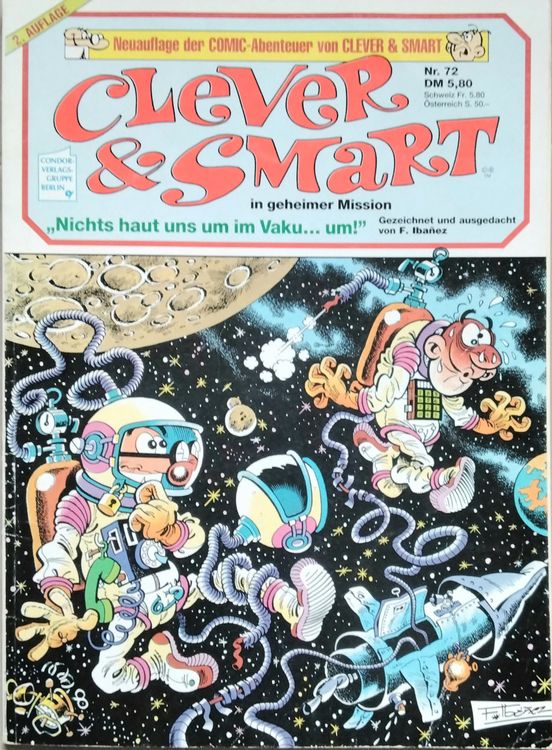 Comic - Clever & Smart Nr.72 - Nichts haut uns um im Vaku.um (Gebraucht ...