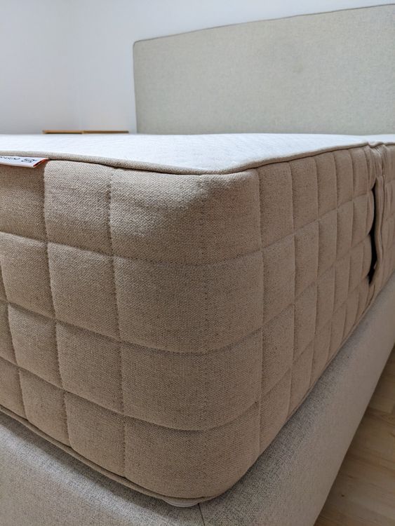 IKEA HIDRASUND Matratze 180x200 + TISTEDAL Topper + Dunvik (Gebraucht ...