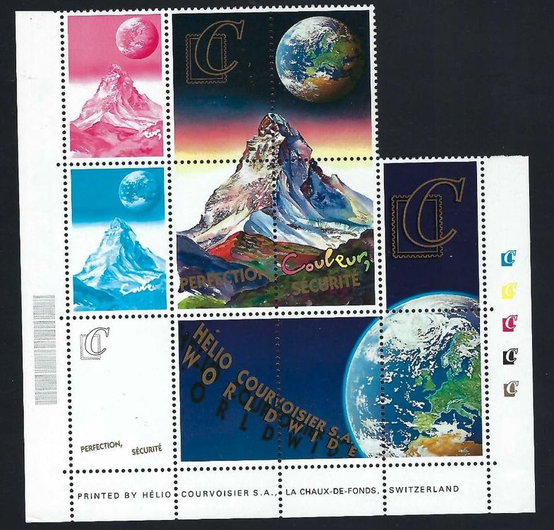 Extrait #4 du bloc Hélio Courvoisier (Neuf (Voir description)) à ...