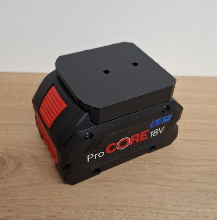 Akkuhalter für Bosch 18V Akku Wandhalter NEW-Line (Neu und ...