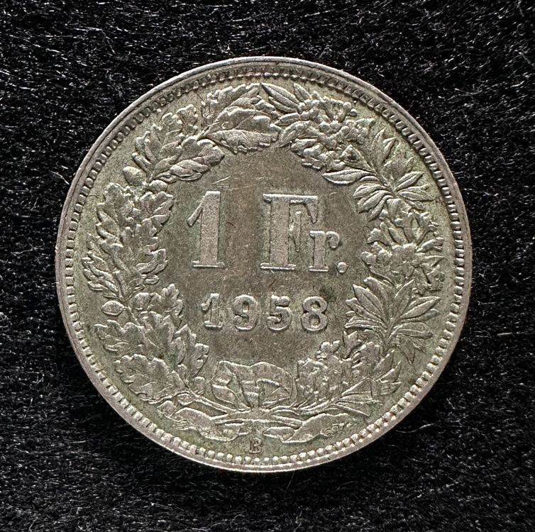 1 Franken 1958 (Gebraucht) in Geroldswil für CHF 5 – mit Lieferung auf Ricardo kaufen