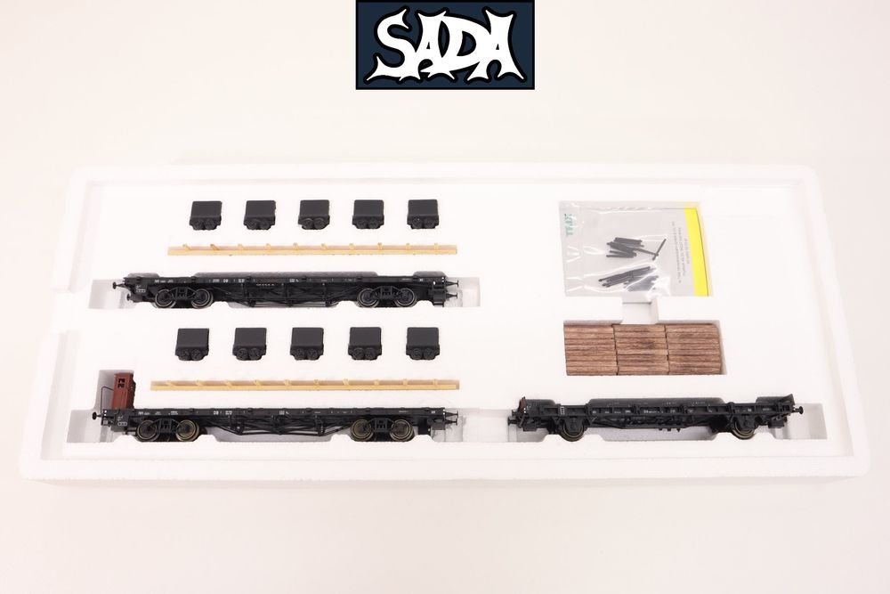 Trix 23990 DB Flachwagen-Set “Kohle und Energie” DC H0 (Gebraucht) in Basel für CHF 50 – mit ...