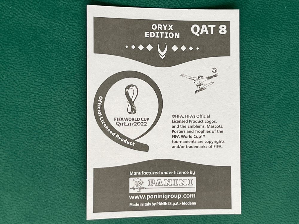 Panini WM2022 QAT 8 Musaab Khidir | Kaufen auf Ricardo