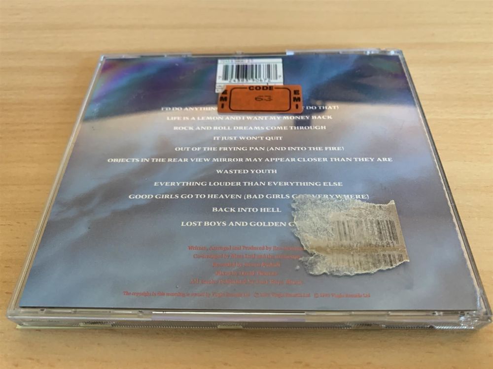 Meat Loaf – Bat Out Of Hell II: Back Into Hell (Gebraucht) in Rikon im ...