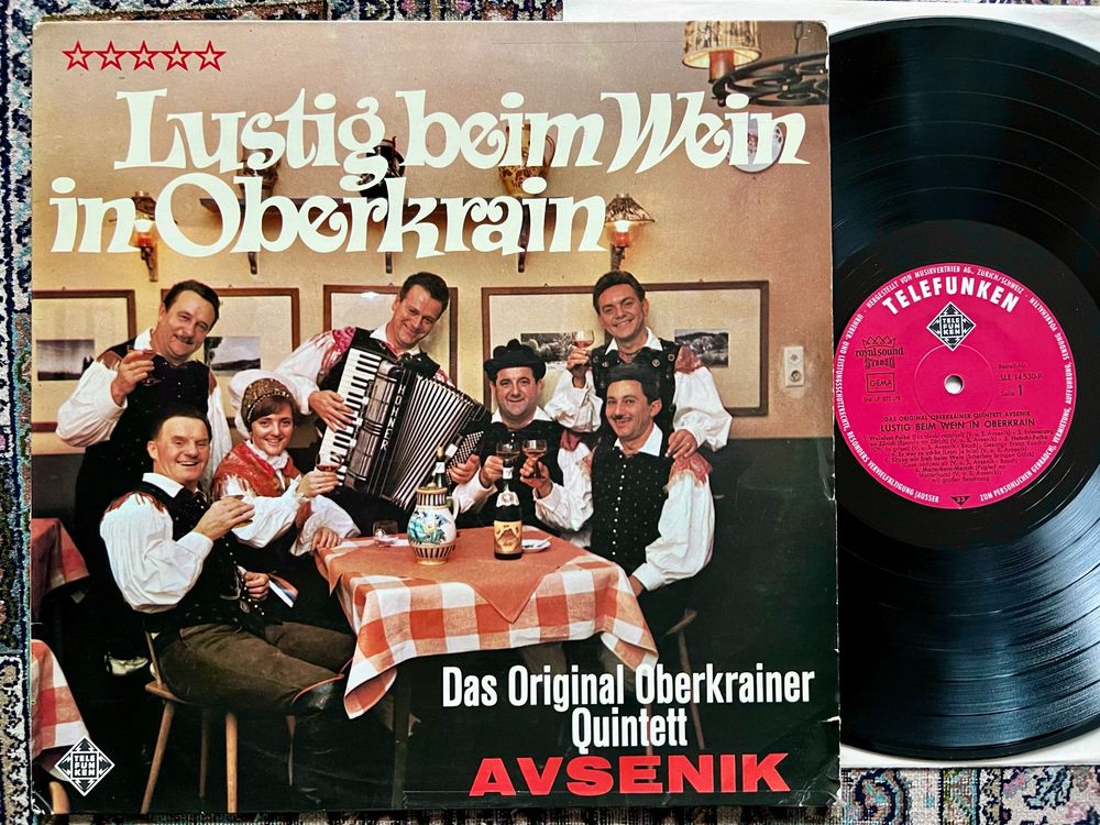 Avsenik - Lustig Beim Wein In Oberkrain- LP GEWASCHEN (Gebraucht) in ...