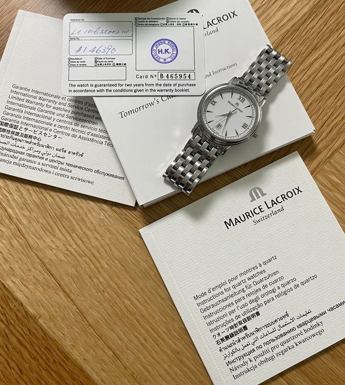 MAURICE LACROIX Tomorrow‘s Classics Full Set mit | Kaufen auf Ricardo