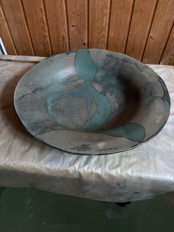 Keramikschale Unikat grün braun Ton handgemacht (Gebraucht) in Frauenkappelen für CHF 1 – nur ...