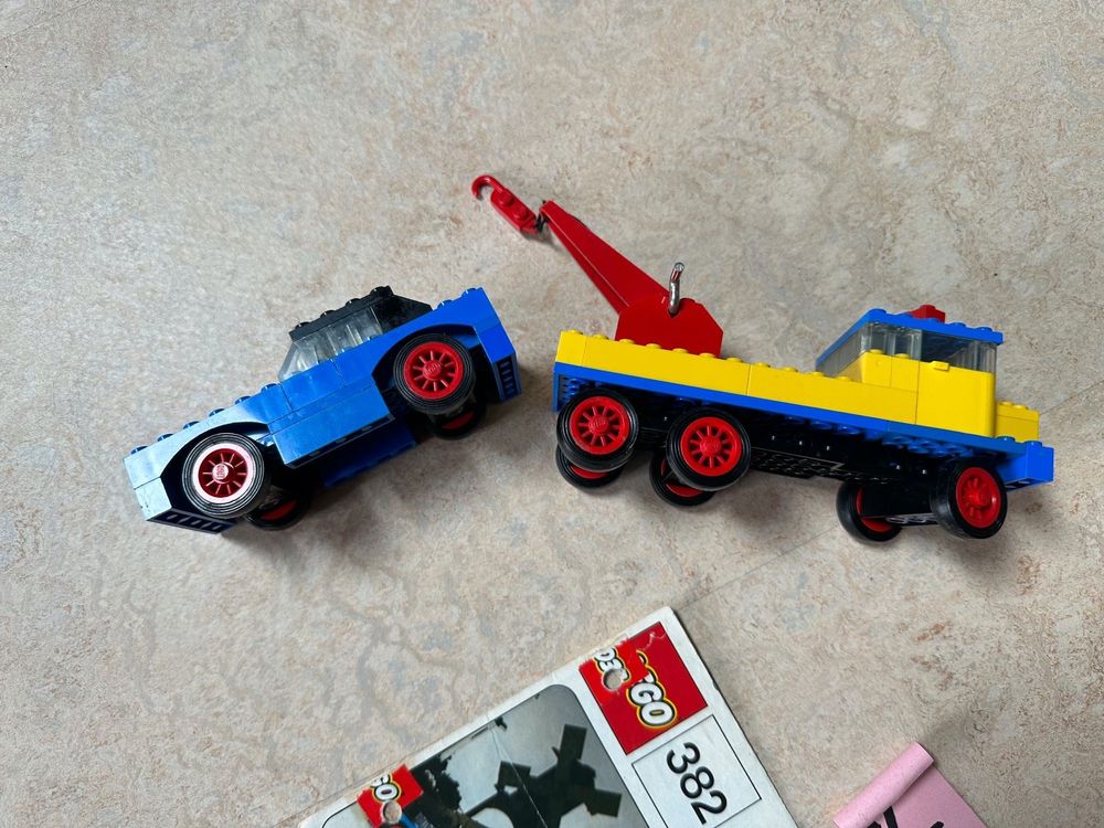 Vintage Lego Set 382, Abschleppfahrzeug mit Auto | Kaufen auf Ricardo