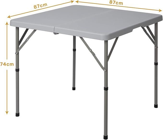 Klapptisch Campingtisch Quadratisch Gartentisch Balkontisch (Neu und ...